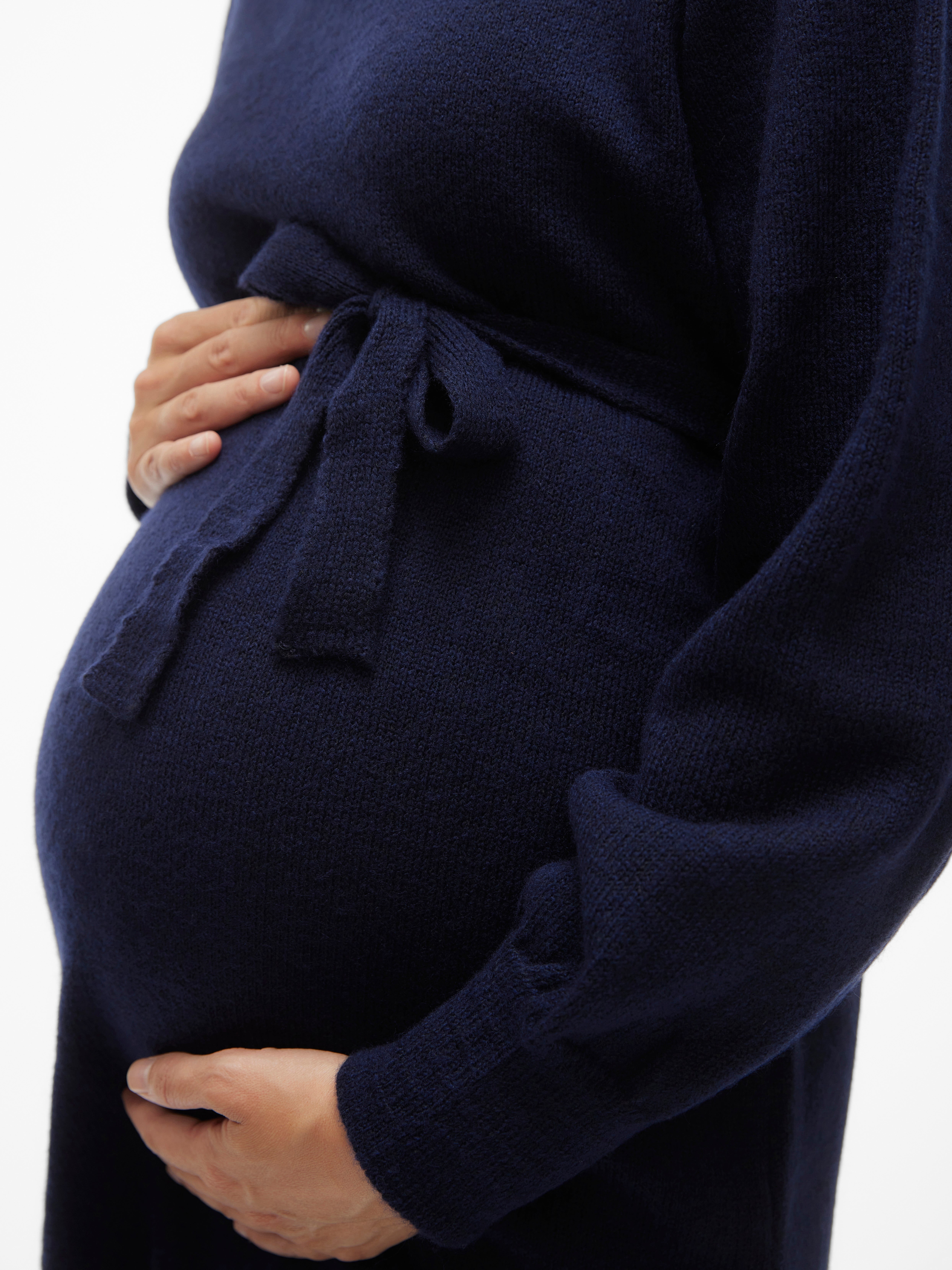Umstands-Strickkleid | Dunkelblau | MAMA.LICIOUS®