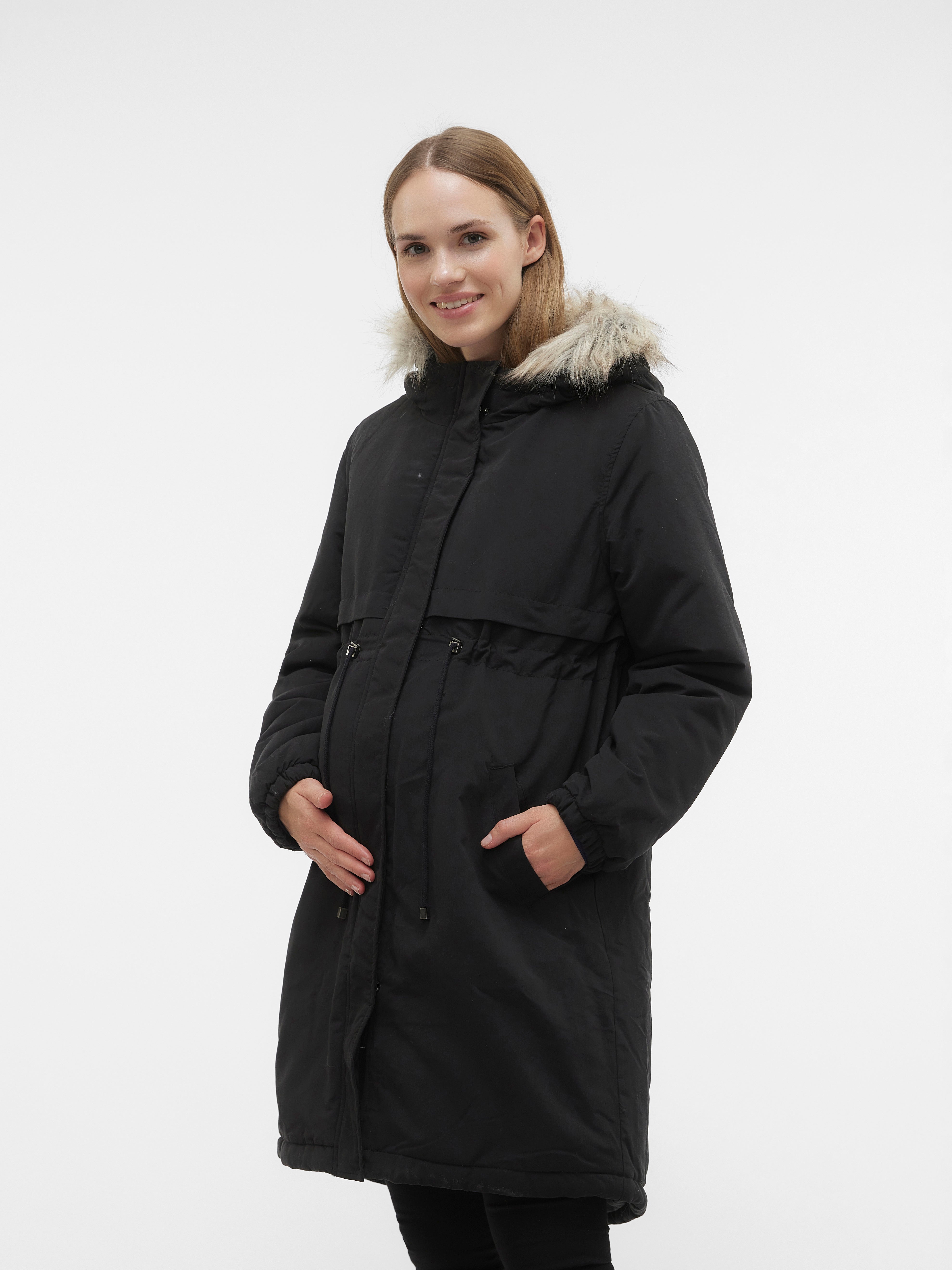 Maternity-coat | Black | MAMA.LICIOUS®