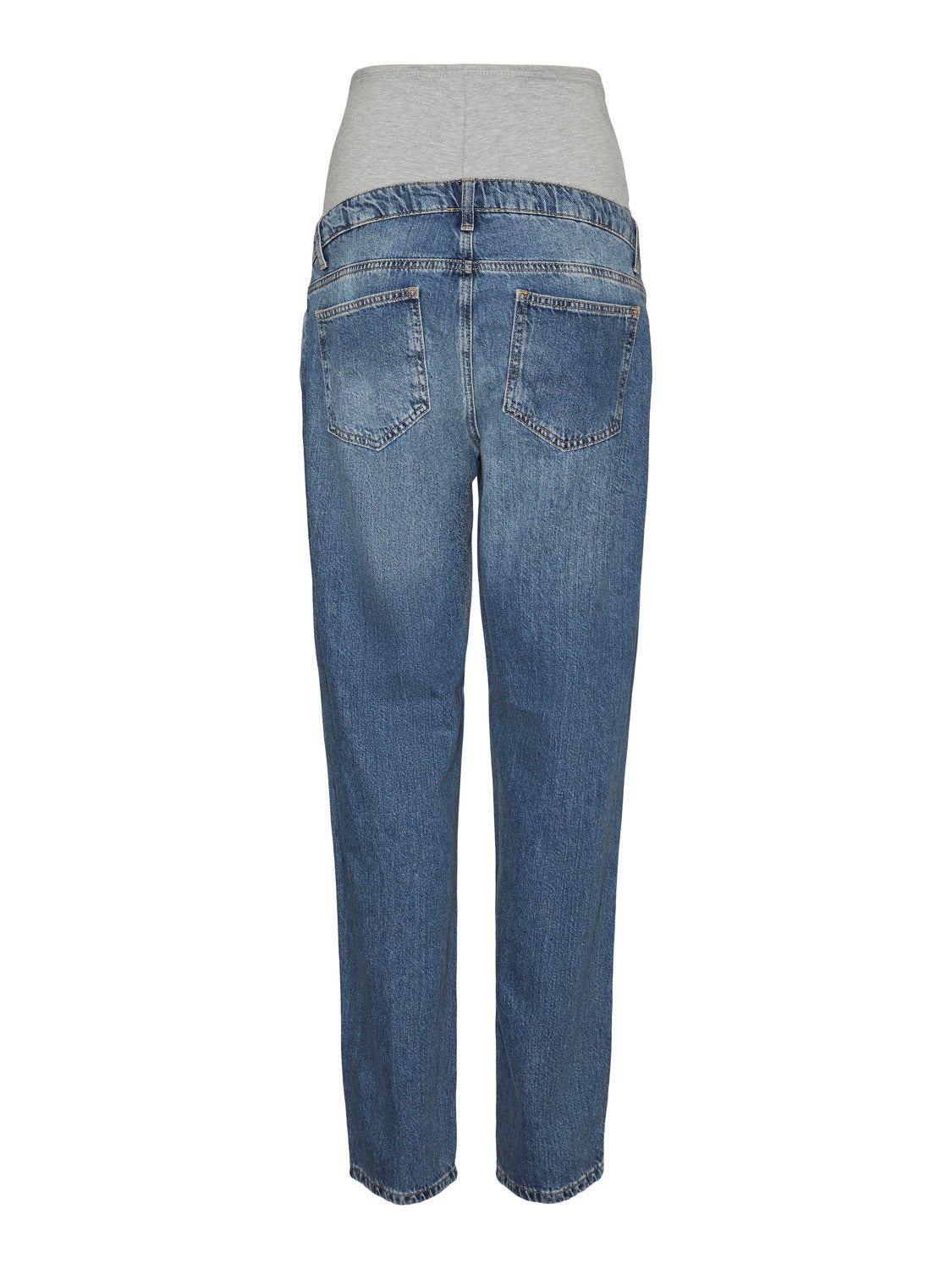 Normal passform Medelhög midja Jeans | Mellanblå | MAMA.LICIOUS®