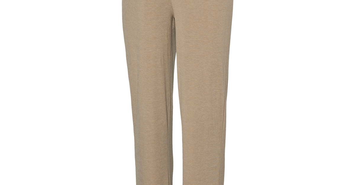 Regular Fit High rise Trousers | Light Brown | MAMA.LICIOUS®