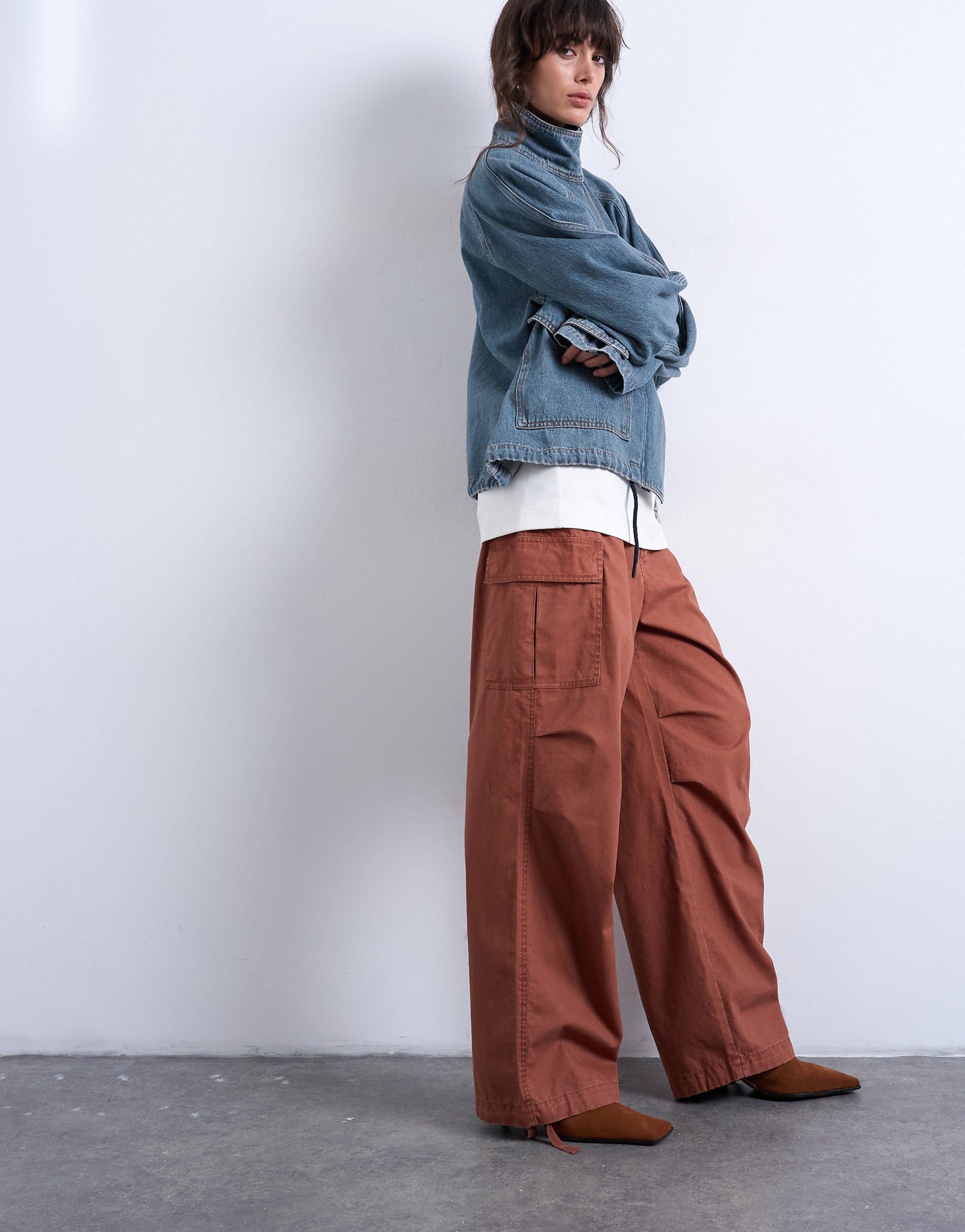 TSCARO Cargobroeken | Donkeroranje | TOPSHOP®